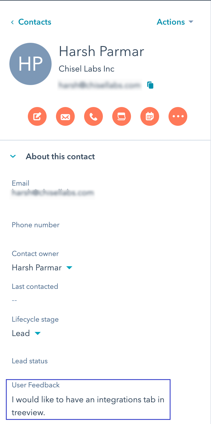 Hubspot Integration via Zapier - Chisel Help