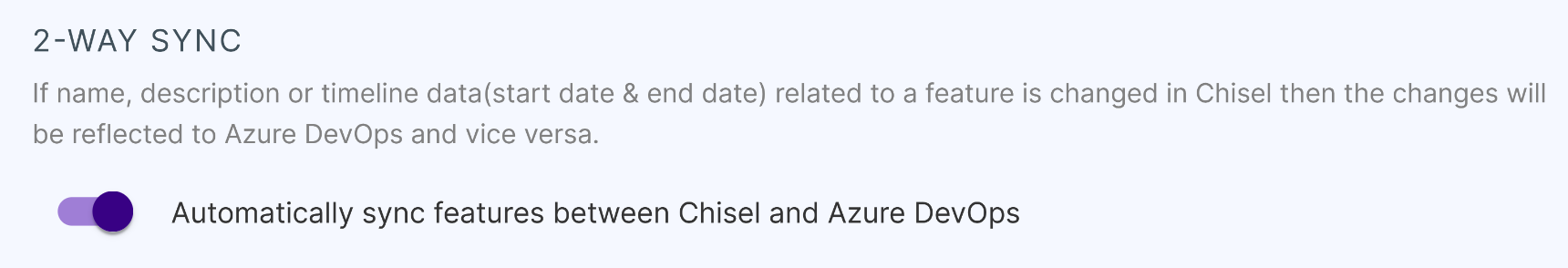 Azure Devops Integration Chisel Help