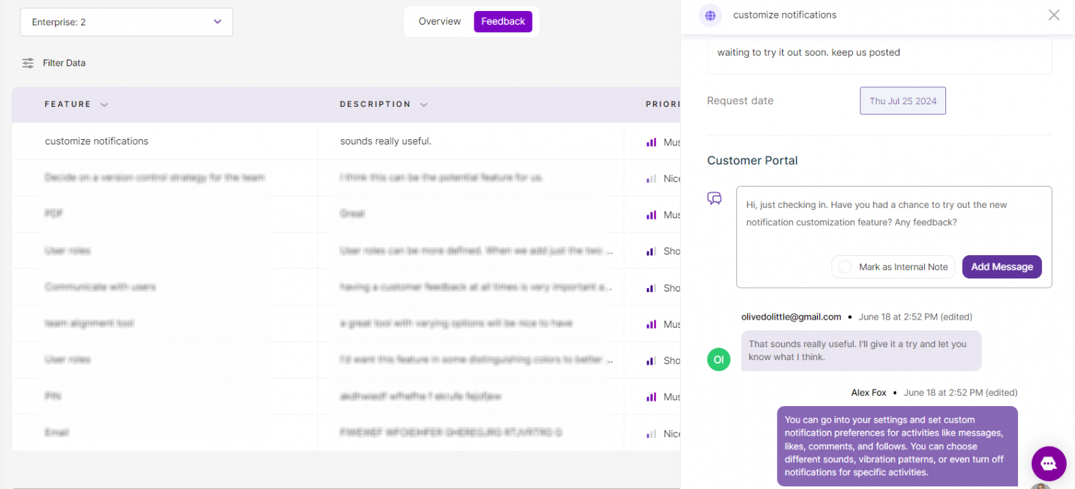 Two Way Communication Via Customer Portal Chisel Help